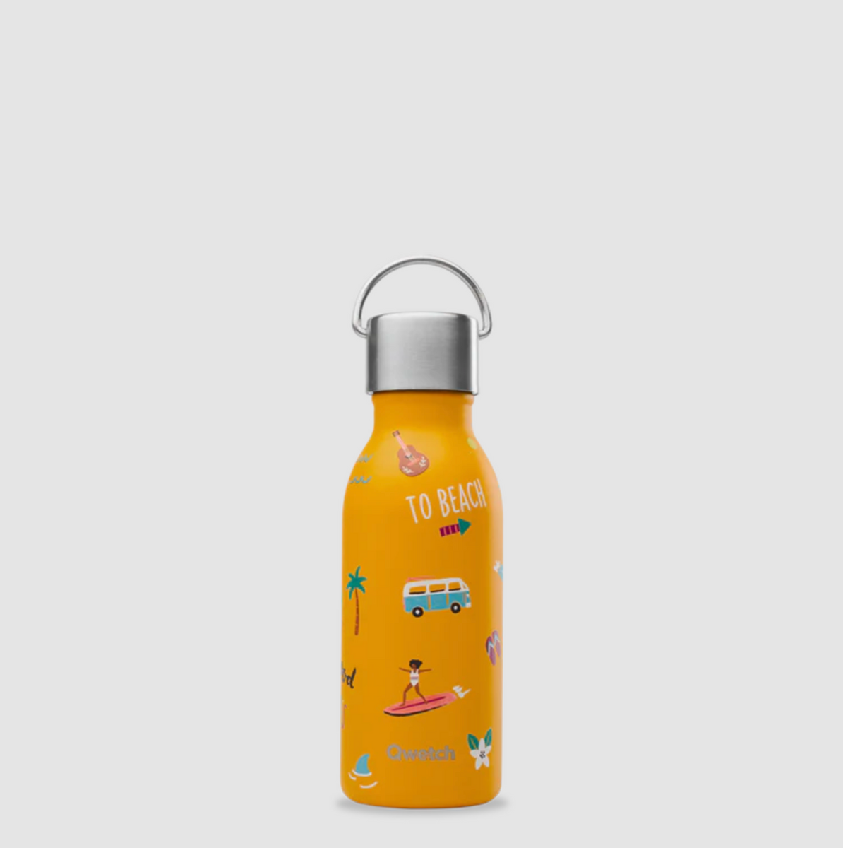 Kids Honolulu Yellow Insulated Water Bottle - 350 ml - Qwetch ...